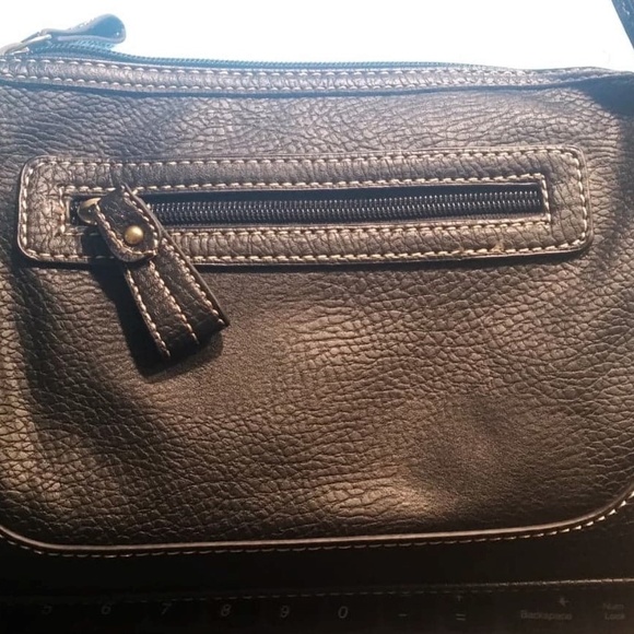Chaps | Bags | New Chaps Black Leather Crossbody Bag | Poshmark